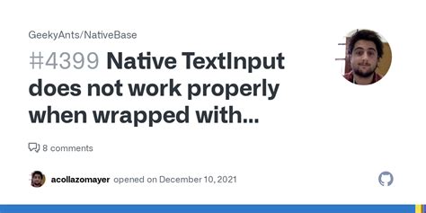 Native Textinput Does Not Work Properly When Wrapped With Factory