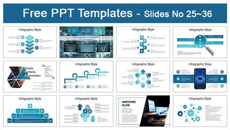 Big Data Visualization Powerpoint Templates For Free