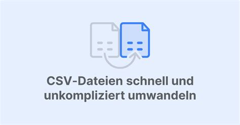 Csvpanda Csv Dateien Umwandeln