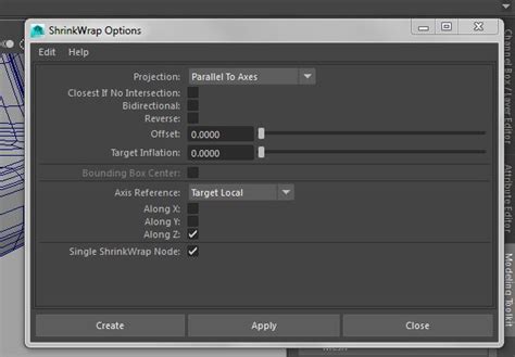solved maya 2016 shrinkwrap to surface using transform constraints