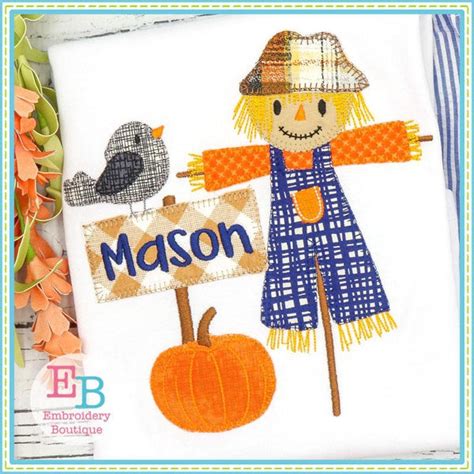 Scarecrow Scene Applique Applique