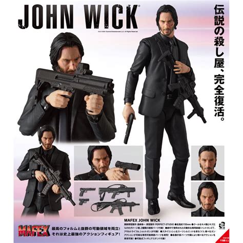 Mafex John Wick Action Figure John Wick Teslas Toys