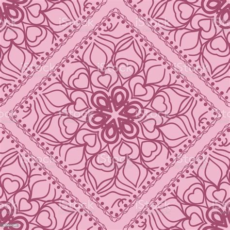 서식 파일 꽃 장식 스퀘어 완벽 한 패턴입니다 벡터 일러스트입니다 대 한 직물 인쇄 꽃 식물에 대한 스톡 벡터 아트 및 기타 이미지 꽃 식물 러시아 모던 양식