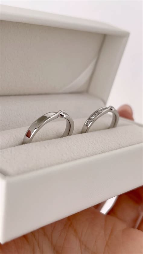 안나로니 청담 안나로니 출고영상 이도님 께서 예비 신부님께 선물하신 리베로 웨딩밴드 🤍 Detail 여자반지 18k 샴페인골드 반유광반무광 ️예약상담은