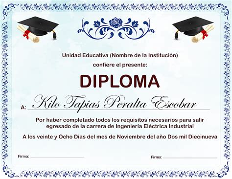 Diseños De Diplomas Para Graduaciones Colección 2 Plantillas De