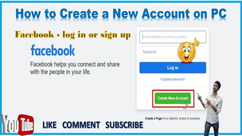 Facebook Log In Or Sign Up How To Create A Facebook New Account On Pc Or Laptop Facebook