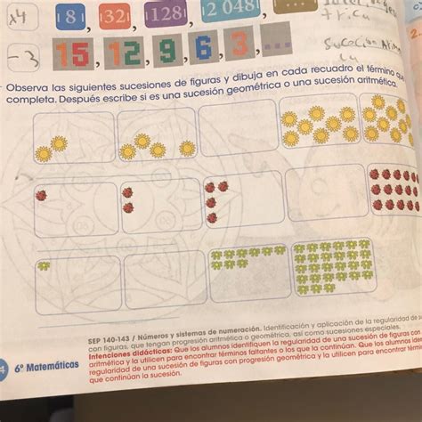 Observa Las Siguientes Sucesiones De Figuras Y Dibuja En Cada Recuadro