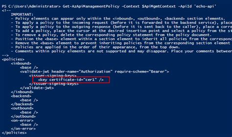 Azure Apim Unable To Create Jwt Token Validation Policy With Rsa Certificate Stack Overflow