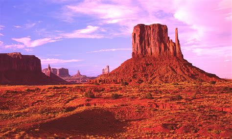 Redlands Monument Valley At Sunset Monument Valley Navajo Tribal