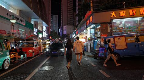 4k Night Walk In Guiyang China Renmin Road To Taiping Roadyoung