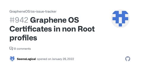 Graphene Os Certificates In Non Root Profiles · Issue 942 · Grapheneos