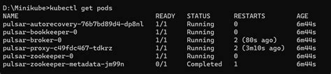 minikube mon errors timeoutexception topic test not present in metadata
