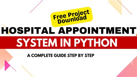 Hospital Appointment System In Python