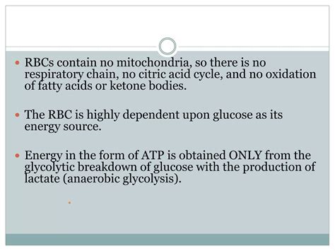 Rbc Structure And Metabolism Pptx