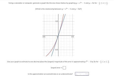 Solved Using A Calculator Or Computer Generate A Graph Like