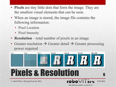Robocv Module 1 Introduction To Machine Vision Ppt
