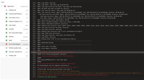 Error In Azure Devop Sonar Cloud Run Analyses Step Sonarqube Cloud