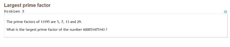 project euler 3 largest prime factor— solution with java by