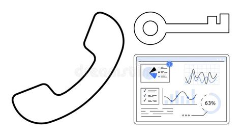 Communication Security Access And Data Analysis Concept With Phone