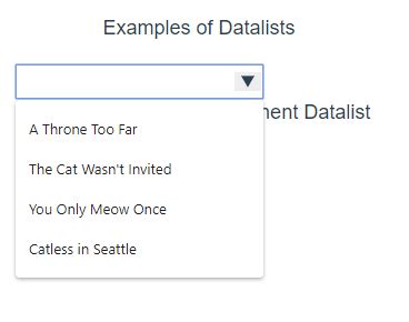 Javascript Vuejs Component With Datalist Not Showing Options Stack Overflow