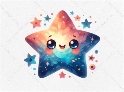 Cute Cartoonish Star Clipart Graphic By Celebrationsboxs · Creative Fabrica