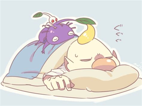 Purple Pikmin White Pikmin And Louie Pikmin Drawn By Ami2 Danbooru