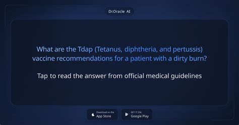 What Are The Tdap Tetanus Diphtheria And Pertussis Vaccine