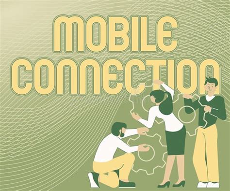 Sign Displaying Mobile Connection Word For Secure Universal Login Solution Using Mobile Phone