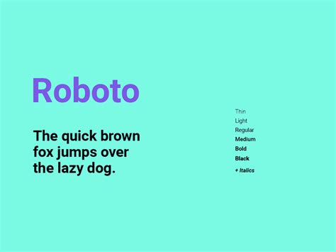 Roboto Font
