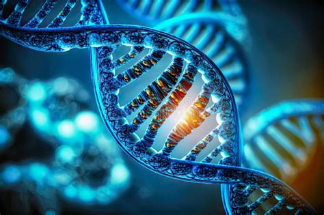 Concept Of The Evolution Of Human Dna Stock Illustration Illustration