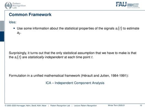 lecture notes in pattern recognition episode 32 independent