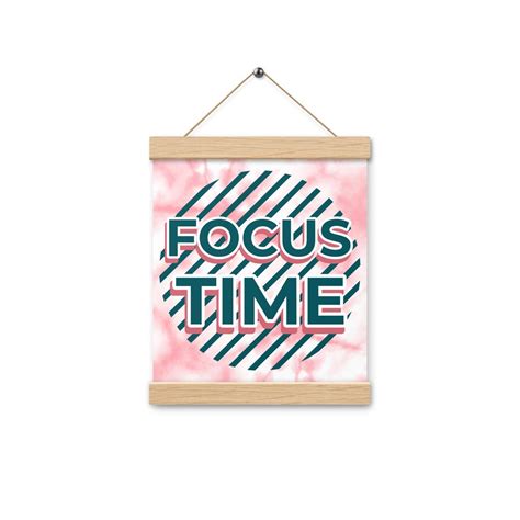 Focus Time Classroom Poster Calming Visual Pastel Classroom Decor Teacher Resource For Quiet