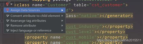 Hibernate的映射文件hbmxml中table、column显示红色报错和idea配置mysql后不显示表结构columns变红