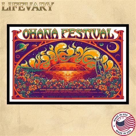 Poster Ohana Festival Sept 26 28 2025 Dana Point Ca