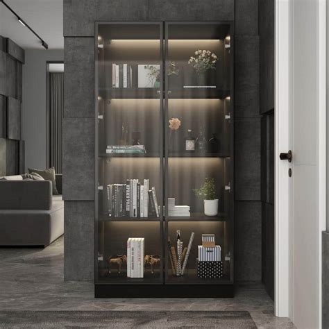 Modern Bookshelves With Doors