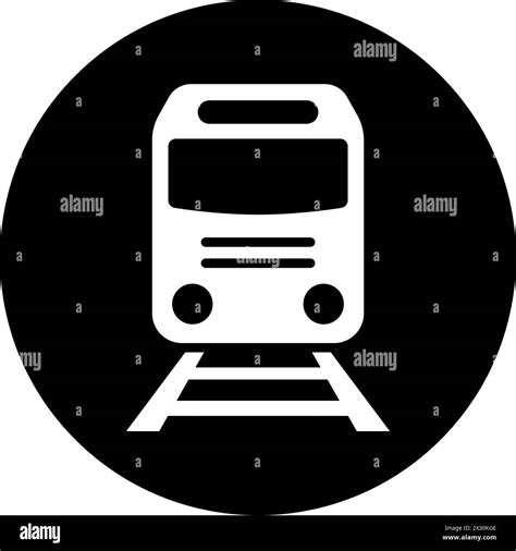 Train Icon As Symbol For Web Page Design Of Passenger Transportation Transport Stock Vector