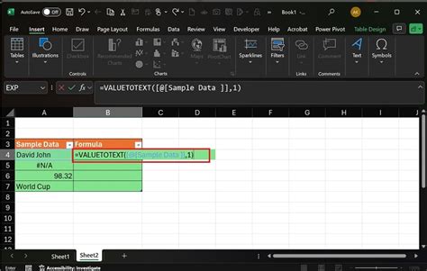 Excel Value To Text Function