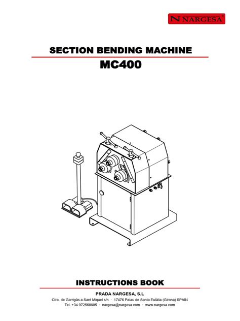 Instructions Book Mc400 3phase 2 Pdf Pipe Fluid Conveyance Machines