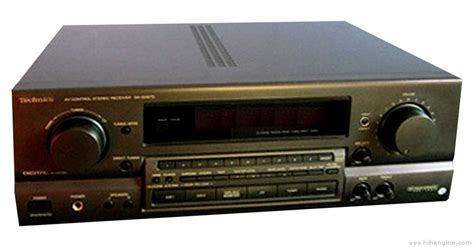 Technics SA GX AV Control Stereo Receiver Manual HiFi Engine