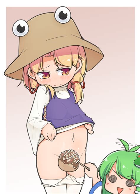 Turnip Kabura Kochiya Sanae Moriya Suwako Touhou Brown Headwear