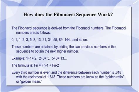 Fibonacci Sequence ODP Physics Science