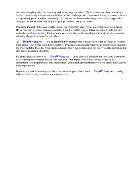 Thesis Theme Fonts Pdf Thesis Note Typography