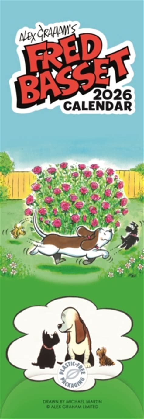 Fred Basset Slim Calendar 2026 Sanity