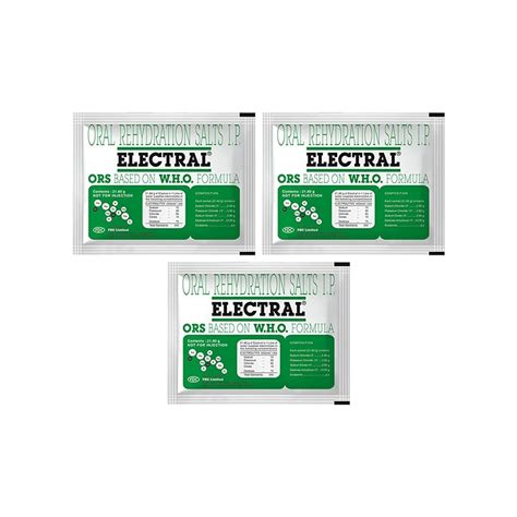 Electral Ors Pack Of 3 Price Buy Online At Best Price In India