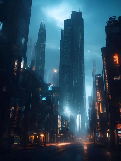 98000 Dark Dystopian City Pictures