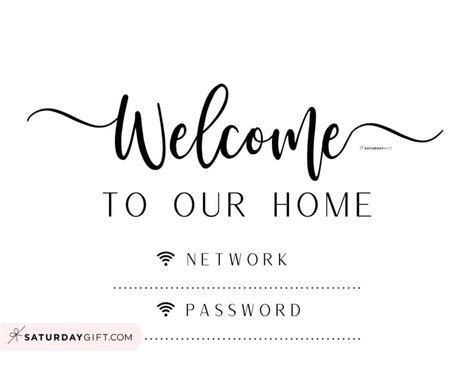 Wifi Password Sign 11 Cute Free Printable Templates Artofit