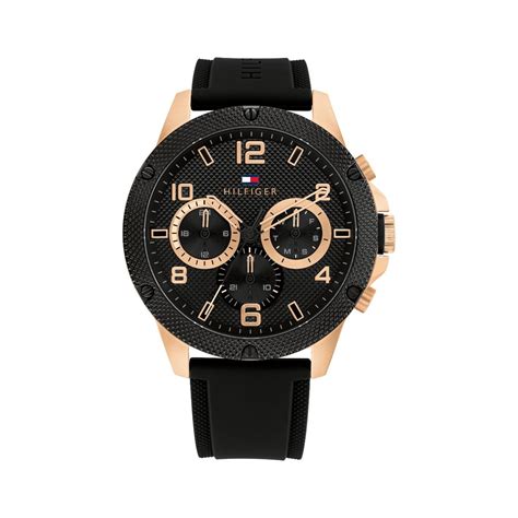 Buy Tommy Hilfiger Men Black Dial Analog Watch Online