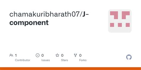 Github Chamakuribharath07j Component