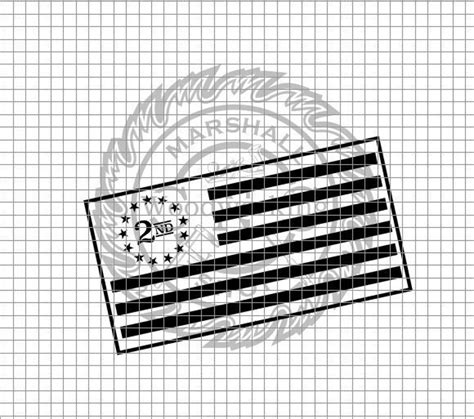 Us Flag 2nd Amendment Dxf Svg Etsy