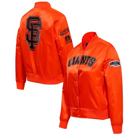 Satin World Series San Francisco Giants Orange Jacket Jackets Masters